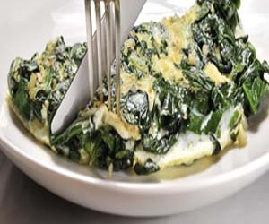Omelet de Claras con Espinacas :: Recetas de Cocina – Ricas recetas sencillas y rapidas.